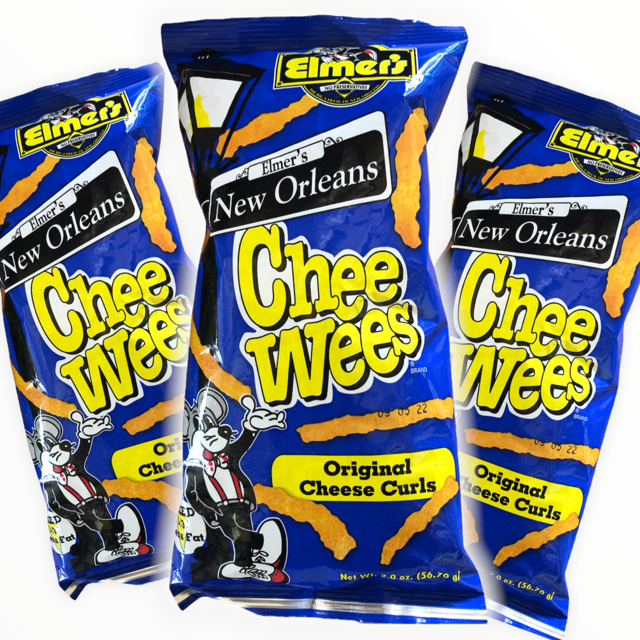 Elmer's New Orleans Chee Wees -- Original (2oz / 3 Bags) – Louisiana ...