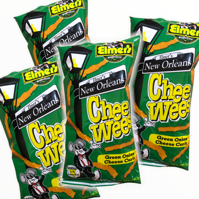 Elmer's New Orleans Chee Wees -- Green Onion (5oz/4 Bags) – Louisiana ...